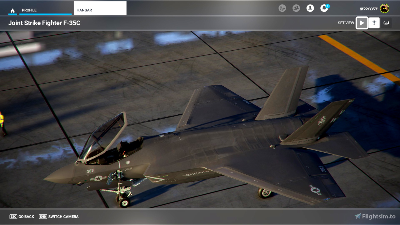 F-35C Improved Default Liveries für Microsoft Flight Simulator | MSFS