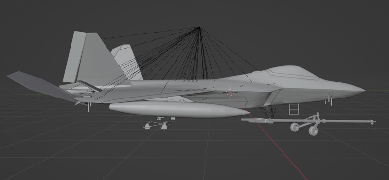 F22A Raptor Top Mach Studios Blender 3D model for Microsoft Flight ...