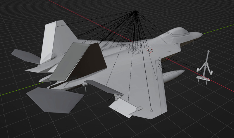 F22A Raptor Top Mach Studios Blender 3D model for Microsoft Flight ...