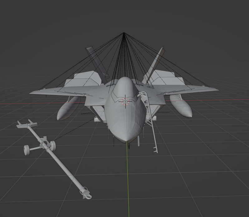 F22A Raptor Top Mach Studios Blender 3D model for Microsoft Flight ...