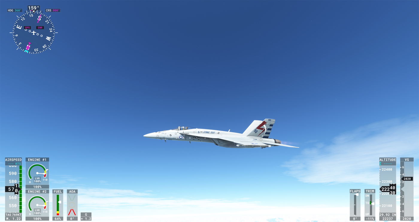 F/A-18 VX-23 Livery (2) pour Microsoft Flight Simulator | MSFS