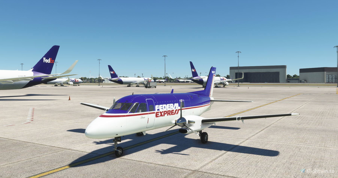 FedEx livery for the nextgensim EMB-110P1 Bandeirante for Microsoft ...