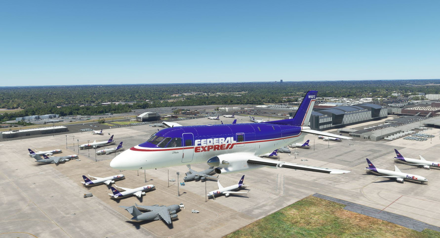 FedEx livery for the nextgensim EMB-110P1 Bandeirante 对于 Microsoft ...