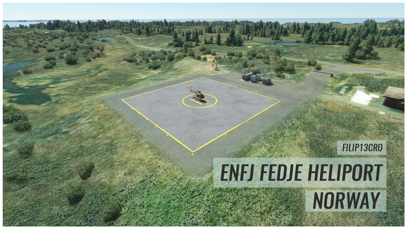 Fedje Heliport for Microsoft Flight Simulator | MSFS