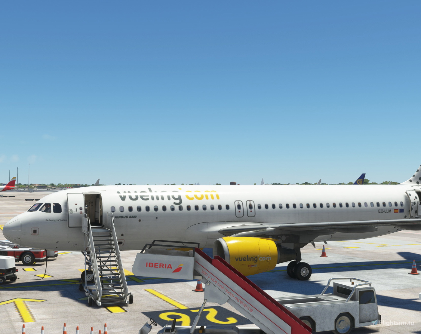 Fenix A320 | Vueling EC-LLM | 4k + Cabin for Microsoft Flight Simulator | MSFS