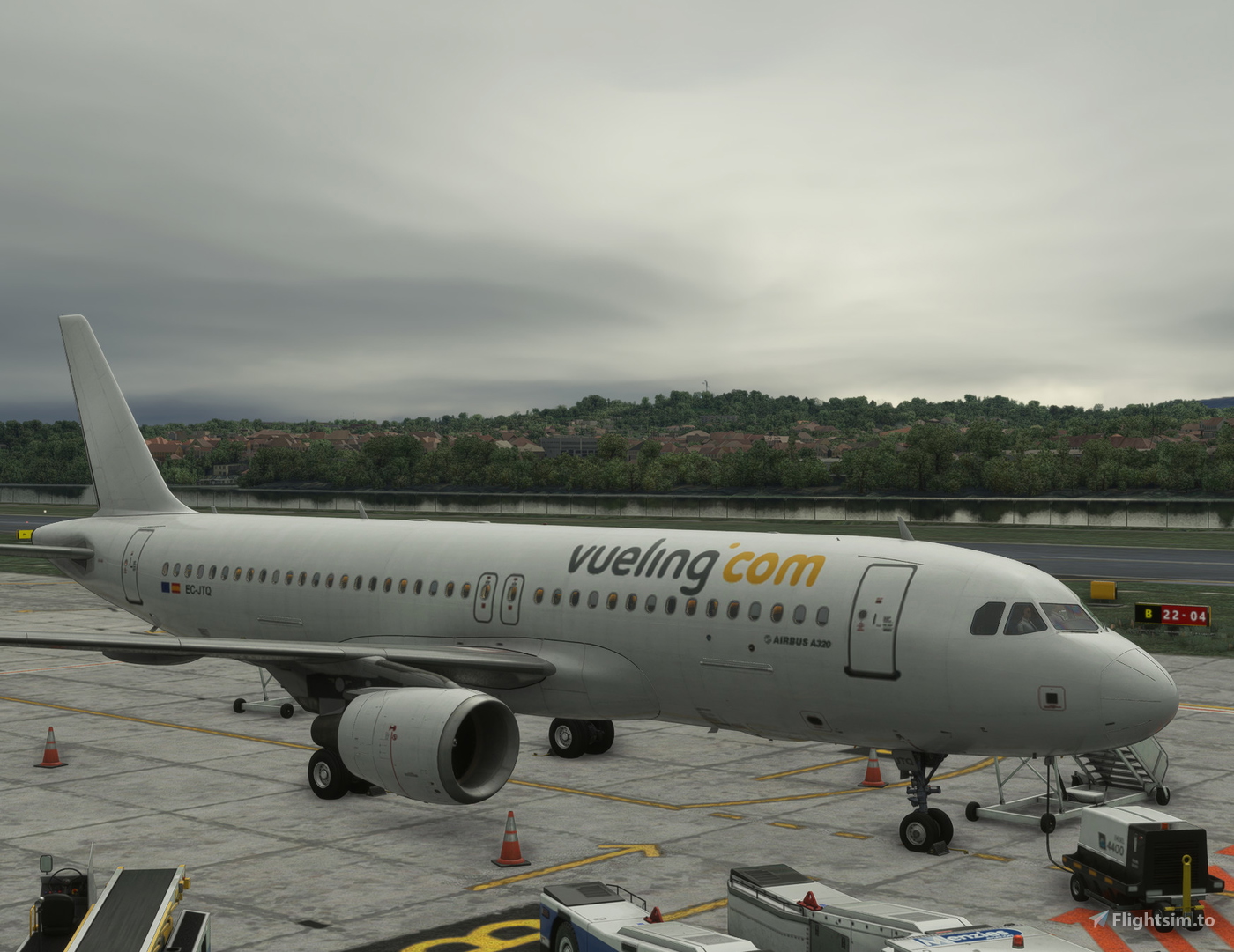 Fenix A320 | Vueling Level EC-JTQ | 4k + Cabin for Microsoft Flight Simulator | MSFS