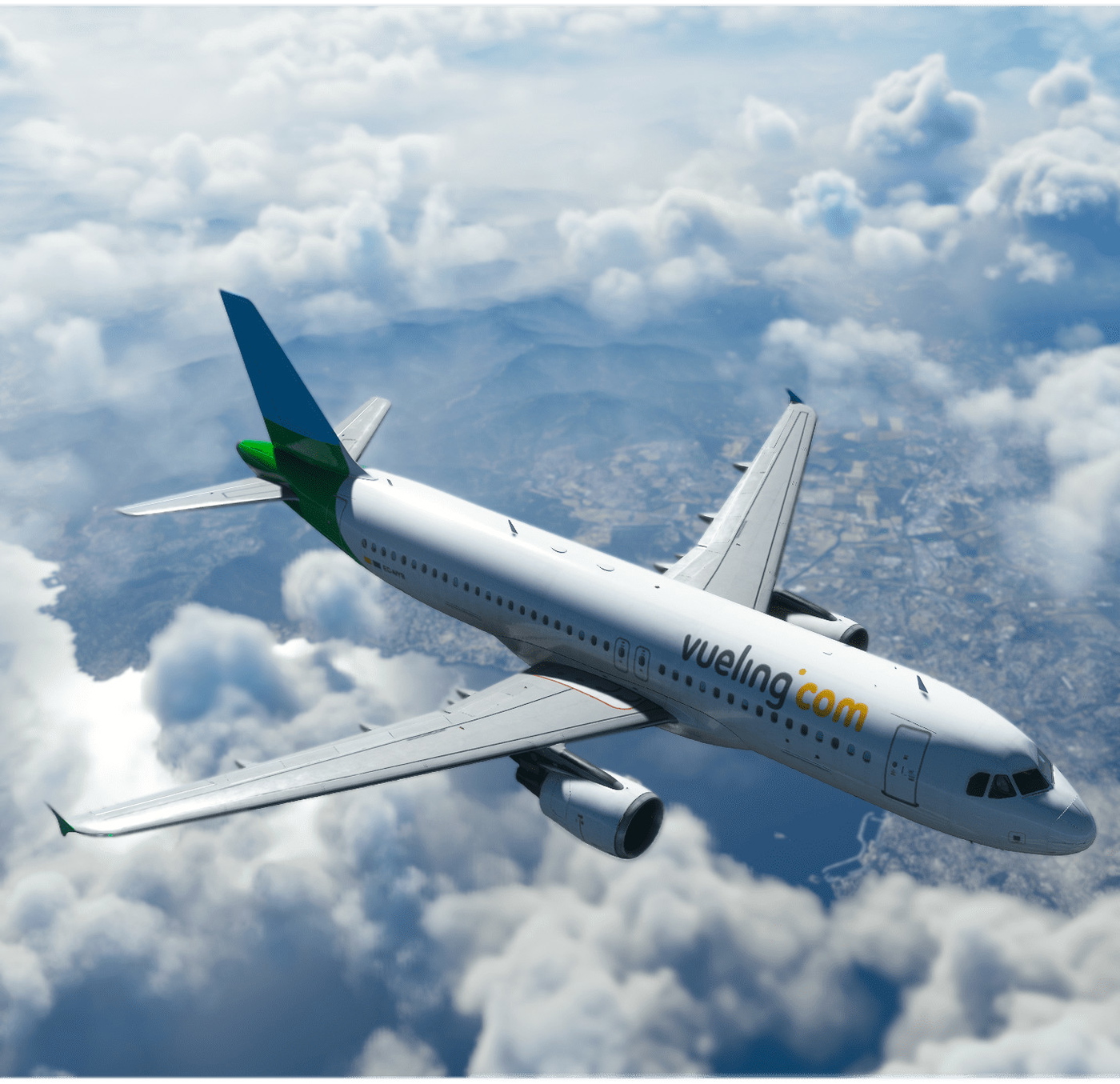 Fenix A320 | Vueling Level EC-MYB | 4k + Cabin for Microsoft Flight ...