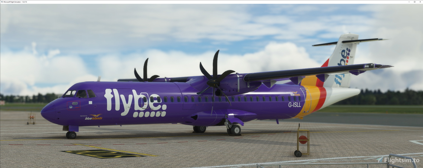 Flybe G-ISLL | Hans Hartmann/Microsoft ATR 72-600 for Microsoft Flight ...