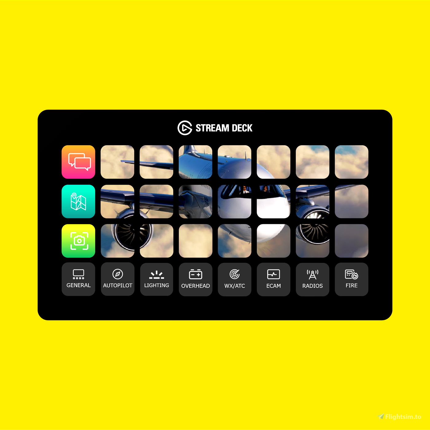 Flight Panels - Stream Deck Series: FlyByWire Airbus A32NX für MSFS