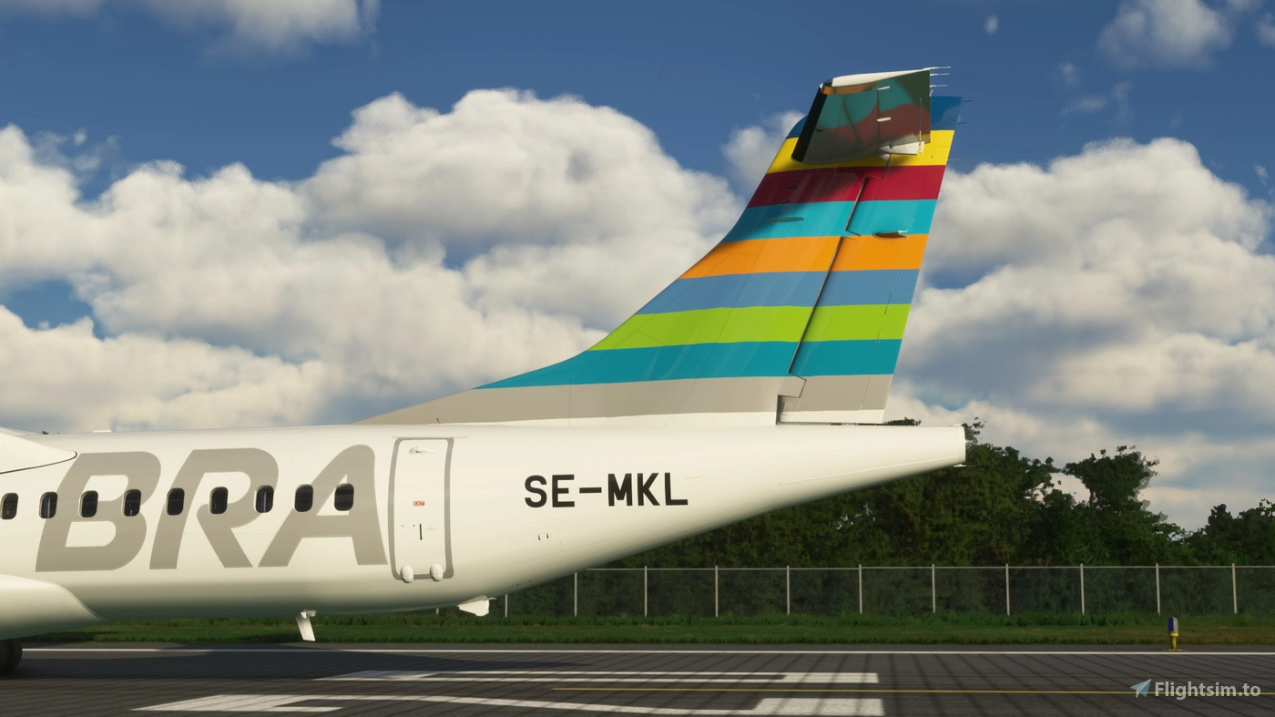 FlygBRA (Braathens Regional Airlines) (SE-MKL) - Asobo ATR 72-600 for Microsoft Flight Simulator ...