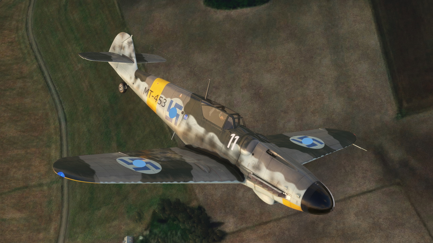 Flying Iron Bf-109 G6 Finnish Air Force MT-453 for Microsoft Flight ...