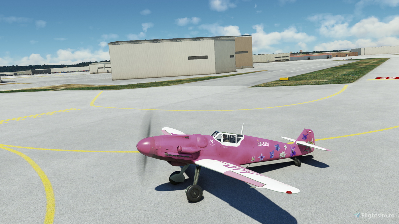 Flyingiron Bf109 G6 Pink Triplet for Microsoft Flight Simulator | MSFS