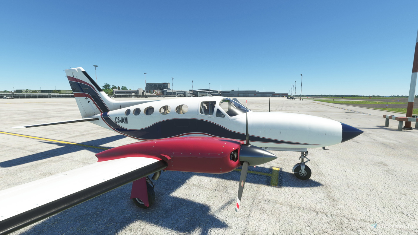 Flysimware Cessna 414 Chancellor repaint request via DM of a Titan Air ...