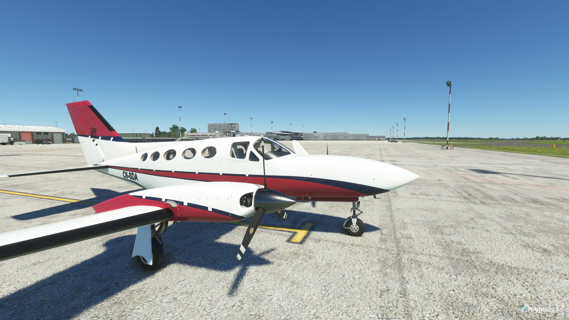 Flysimware Cessna 414 Chancellor Titan Air C6-SDA repaint request ...