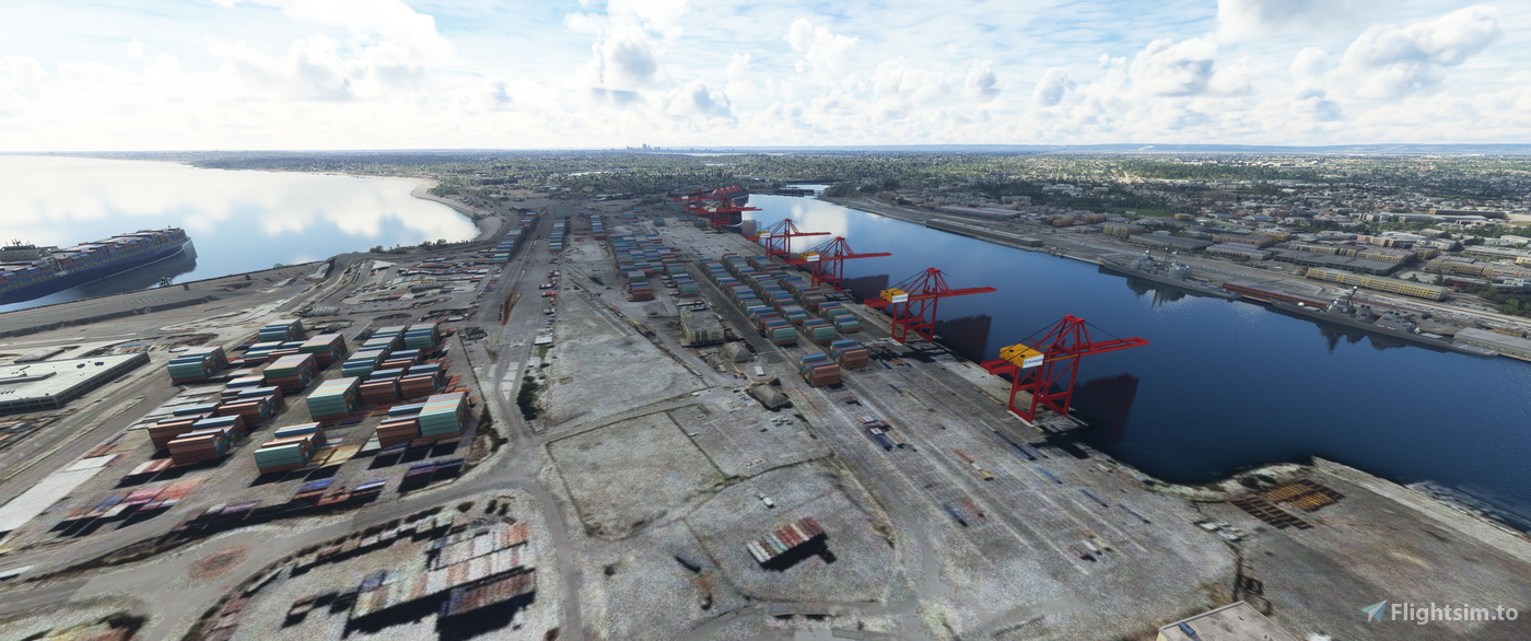 Fremantle Port, Perth Australia V2.0 for Microsoft Flight Simulator | MSFS