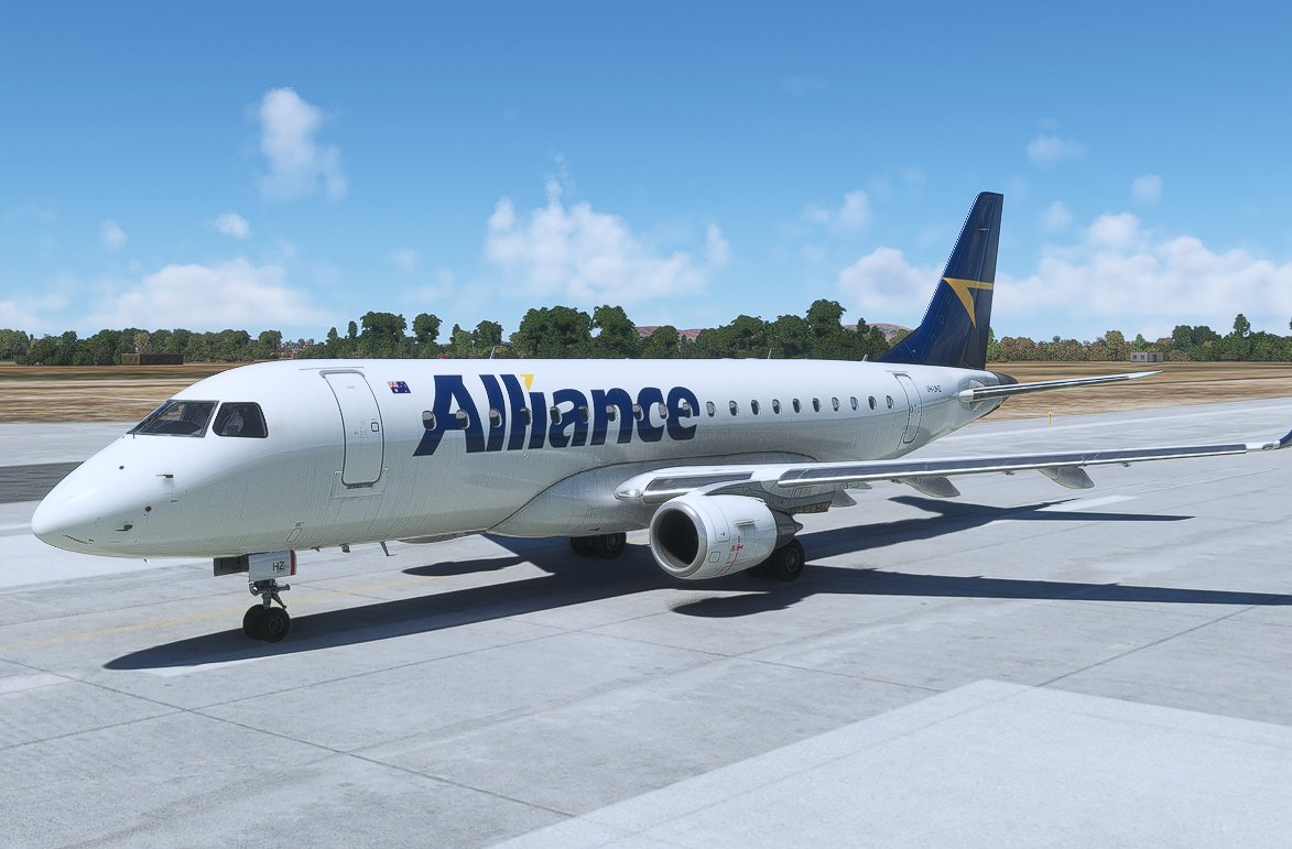 FSS E-175 Alliance Airlines Livery para Microsoft Flight Simulator | MSFS