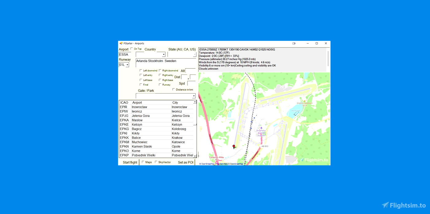 rksoftware - FStarter for MSFS