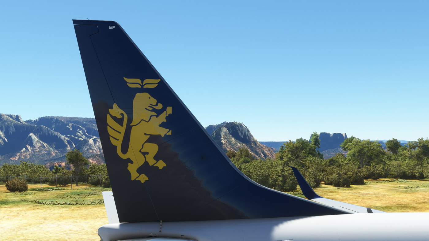 G-BPEF Caledonian Livery [FICTIONAL] for Microsoft Flight Simulator | MSFS