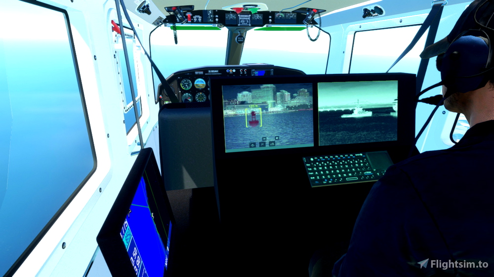 Gama Aviation BN2T G-BSAH 'Spylander' for Microsoft Flight Simulator | MSFS