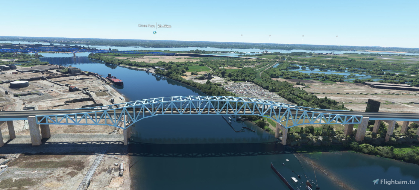 George C. Platt Memorial Bridge Philadelphia for Microsoft Flight ...