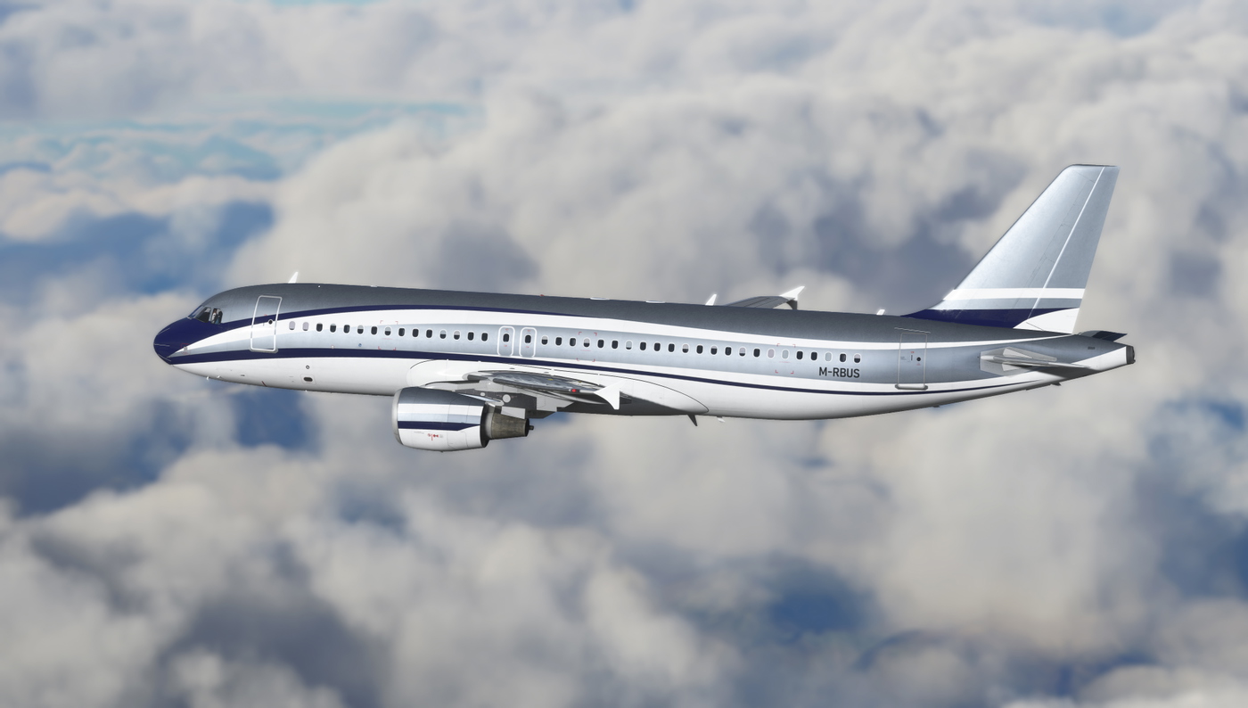 Global Jet Luxembourg (M-RBUS) Fenix A320 - 8K for Microsoft Flight ...