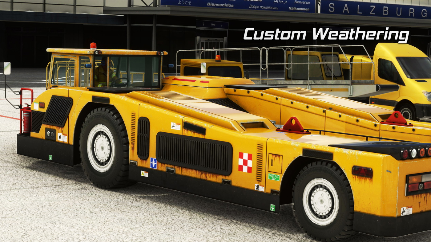 GSX Ground Vehicle Textures - LOWS (Salzburg Handling) のために Microsoft ...