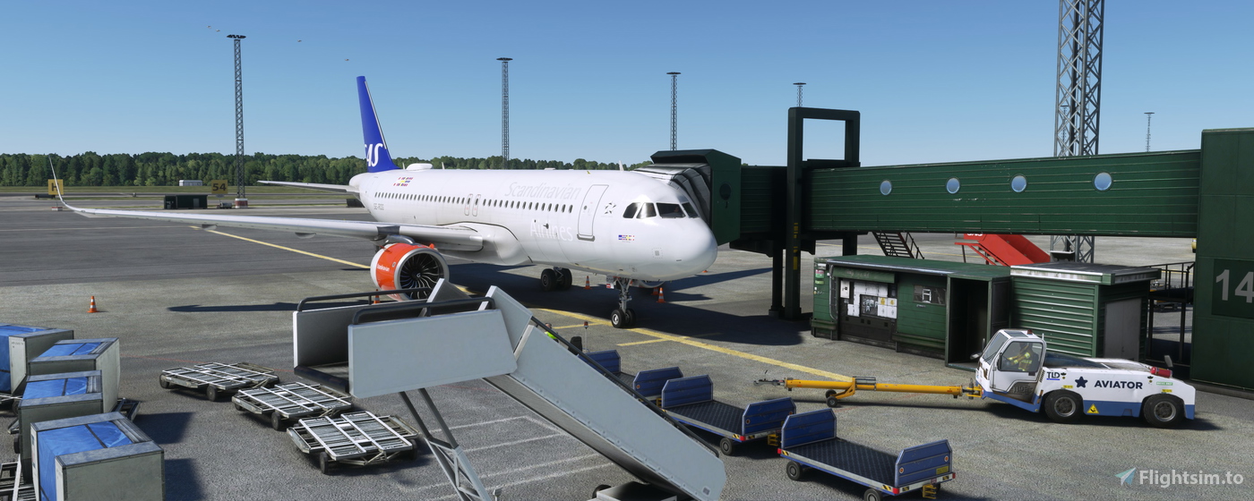 GSX Profile - ESGG Gothenburg-Landvetter (ORBX) for Microsoft Flight Simulator | MSFS