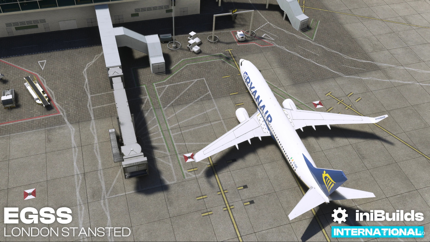 GSX Profile - London Stansted Airport EGSS (iniBuilds) for Microsoft Flight Simulator | MSFS