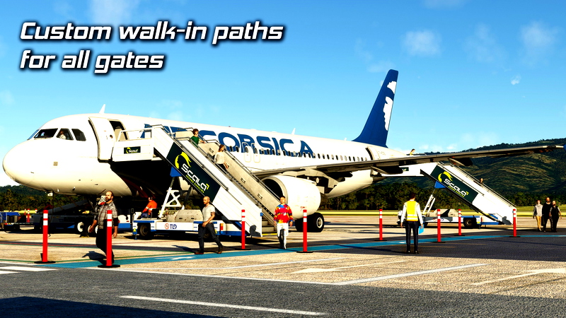 GSX Profile - LFKF Figari (BMW) for Microsoft Flight Simulator | MSFS