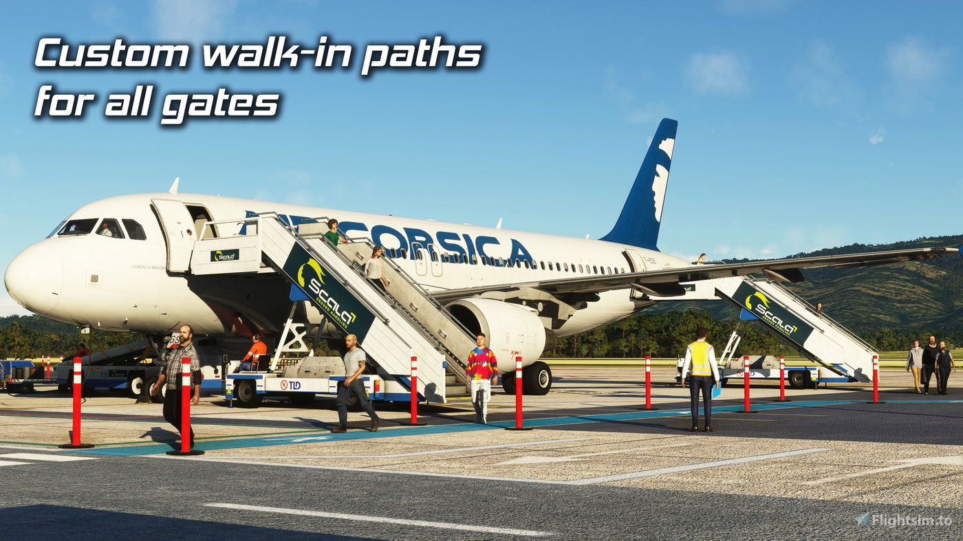 GSX Profile - LFKF Figari (BMW) for Microsoft Flight Simulator | MSFS