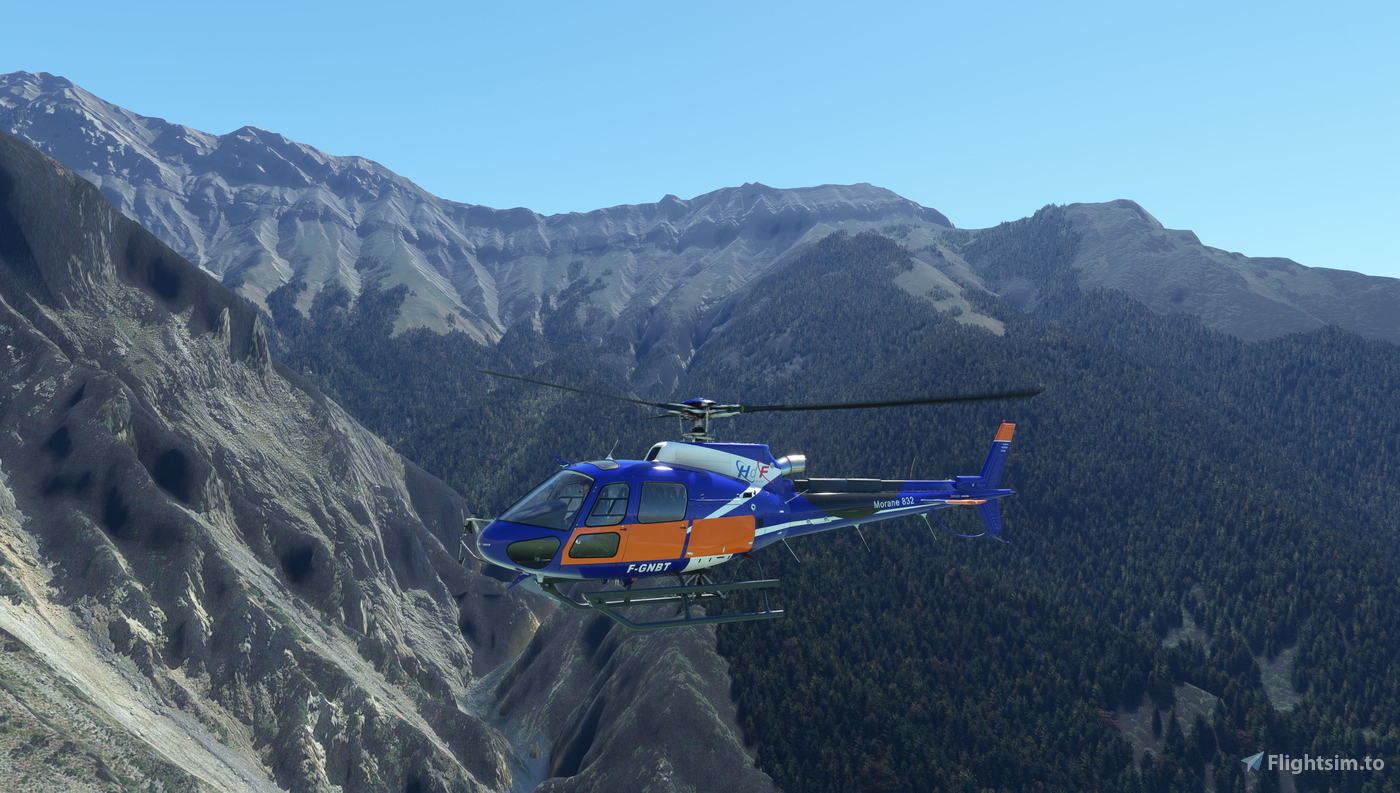 H125 Helicopteres de France - F-GNBT for Microsoft Flight Simulator | MSFS