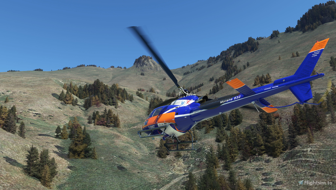 H125 Helicopteres de France - F-GNBT for Microsoft Flight Simulator | MSFS