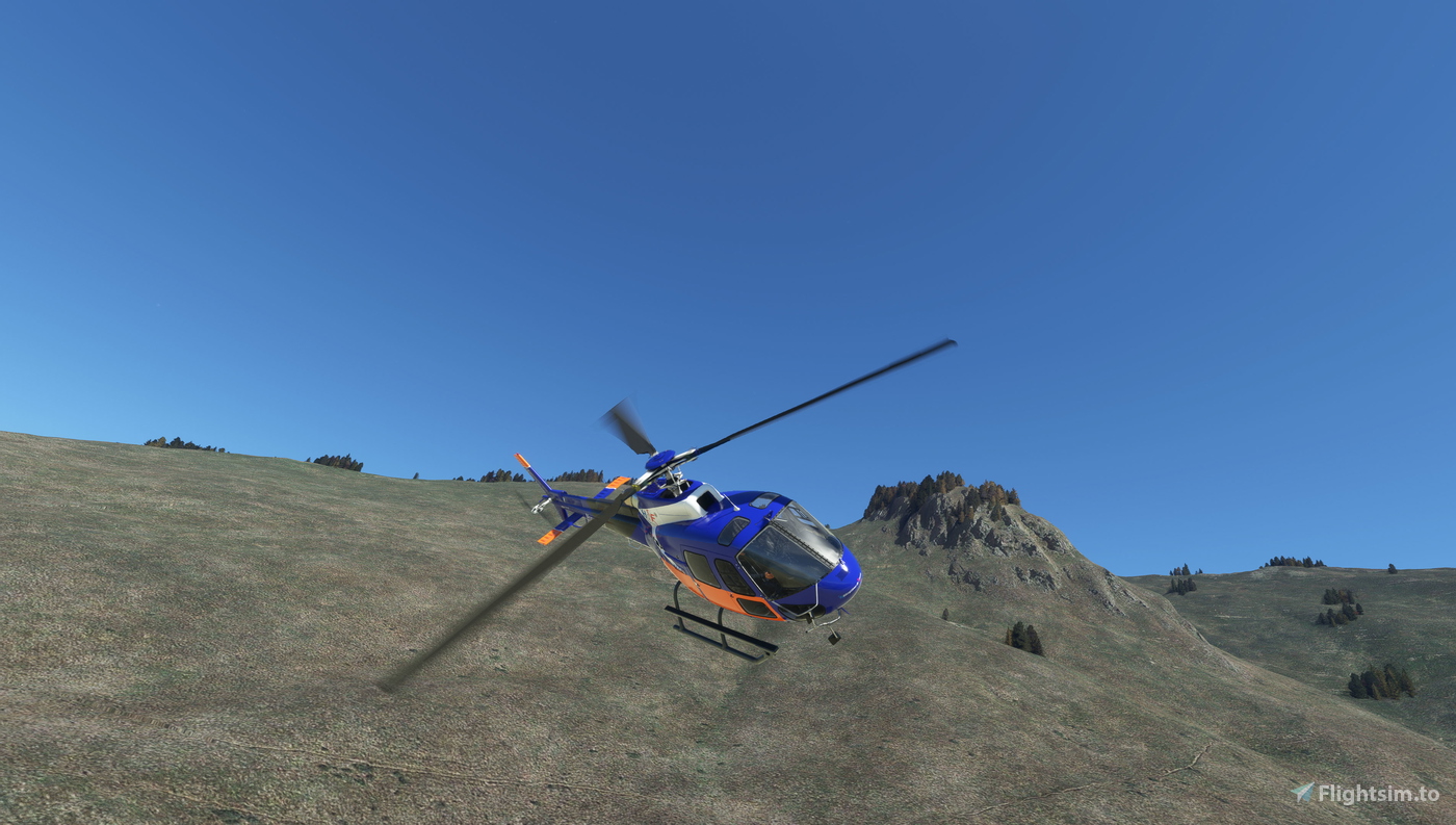 H125 Helicopteres de France - F-GNBT pour Microsoft Flight Simulator | MSFS