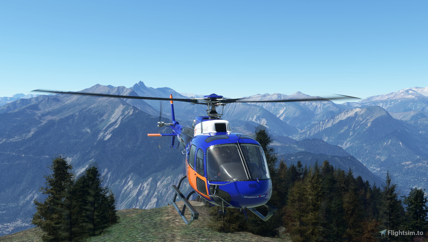 H125 Helicopteres de France - F-GNBT for Microsoft Flight Simulator | MSFS