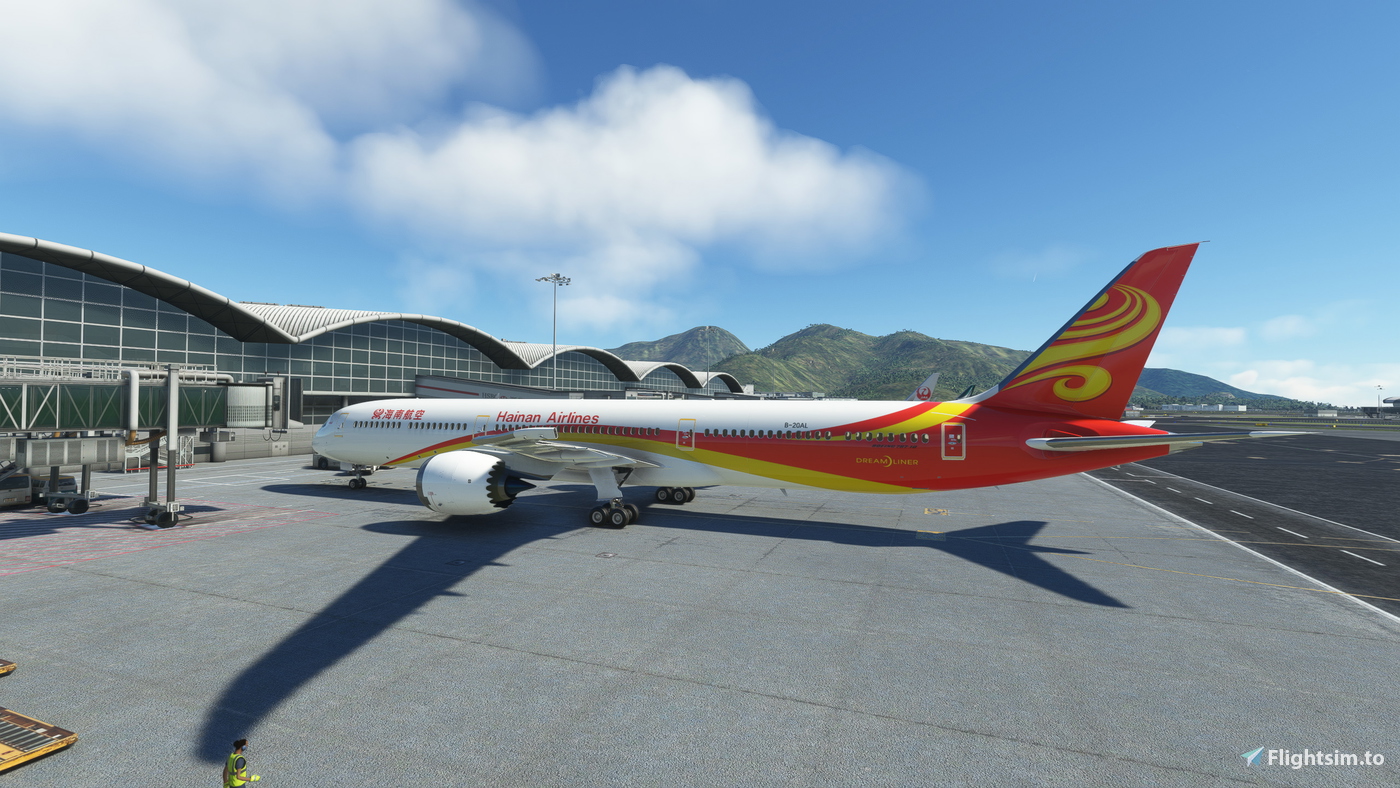 Hainan Airlines 787-10 livery, 8k Ultra for Microsoft Flight Simulator ...
