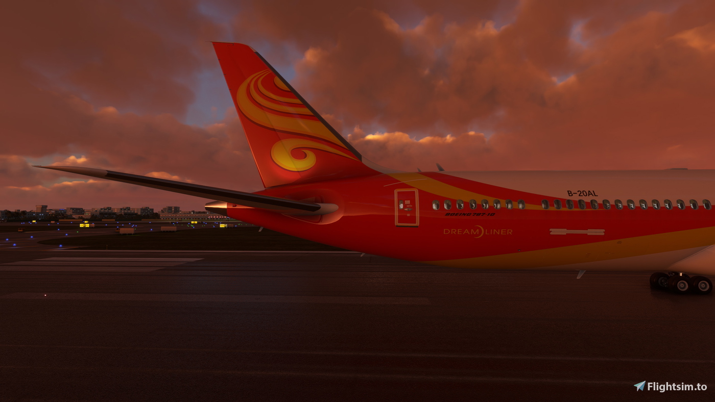 Hainan Airlines 787-10 livery, 8k Ultra for Microsoft Flight Simulator ...