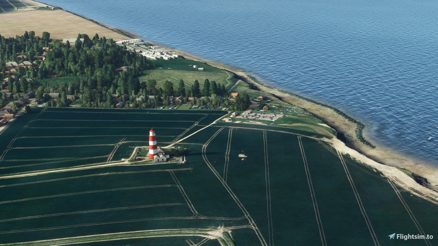 Happisburgh Lighthouse, Norfolk のために Microsoft Flight Simulator | MSFS