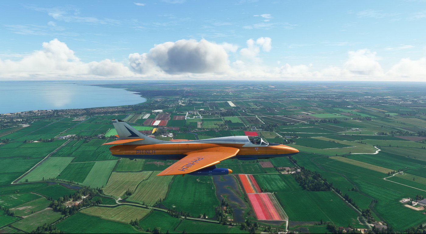 Hawker Hunter T7 PH-NLH for Microsoft Flight Simulator | MSFS