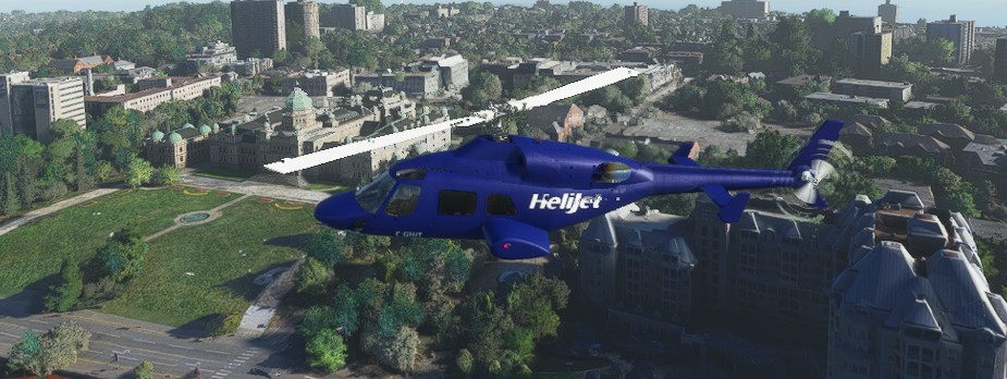 Helijet Livery for B222 for Microsoft Flight Simulator | MSFS
