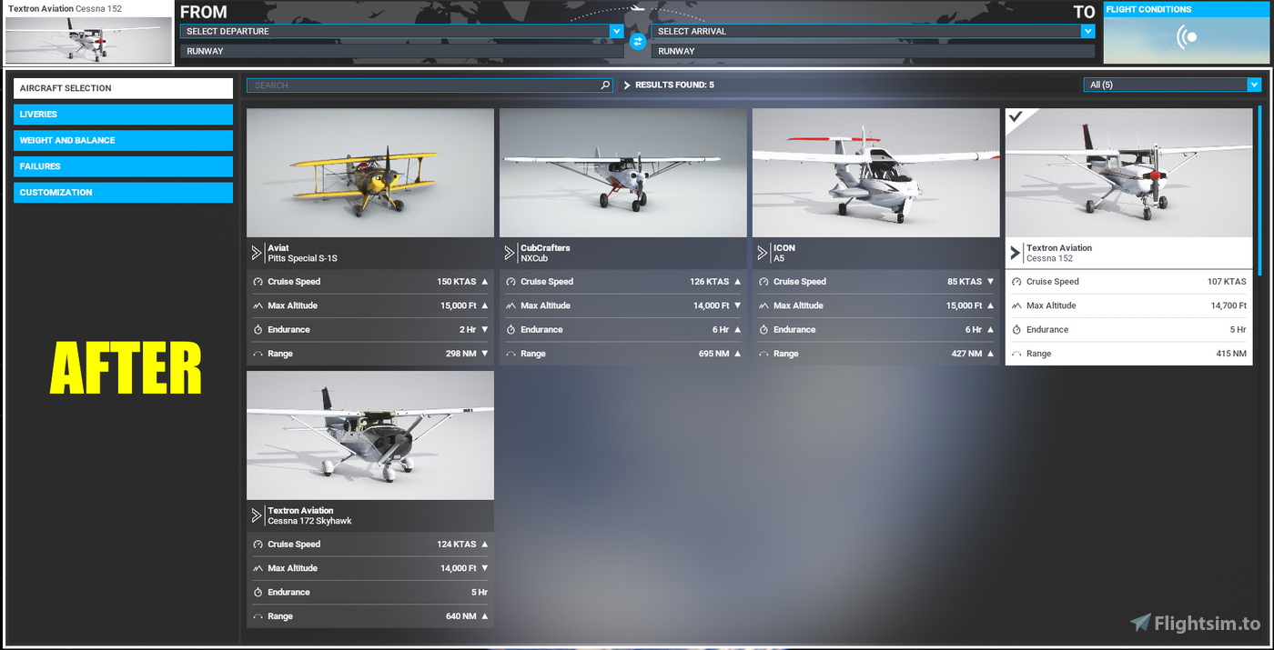 Hide Stock Aircraft From Hangar for Microsoft Flight Simulator | MSFS