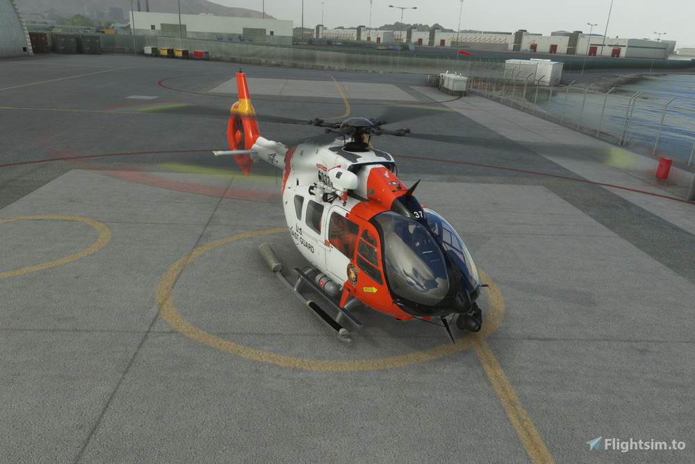 HPG Airbus H145 AP Livery "USCG San Diego EMS, Firefighting, Offshore ...