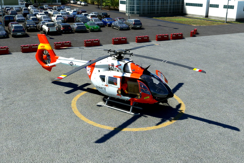 HPG Airbus H145 AP Livery "USCG San Diego EMS, Firefighting, Offshore ...