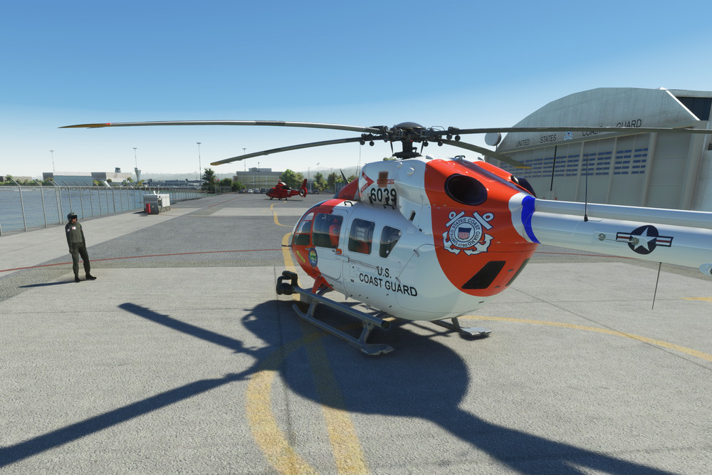 HPG Airbus H145 AP Livery "USCG San Diego EMS, Firefighting, Offshore ...