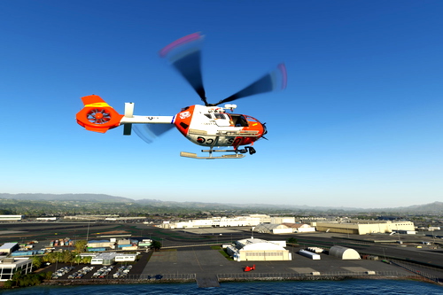 HPG Airbus H145 AP Livery "USCG San Diego EMS, Firefighting, Offshore ...