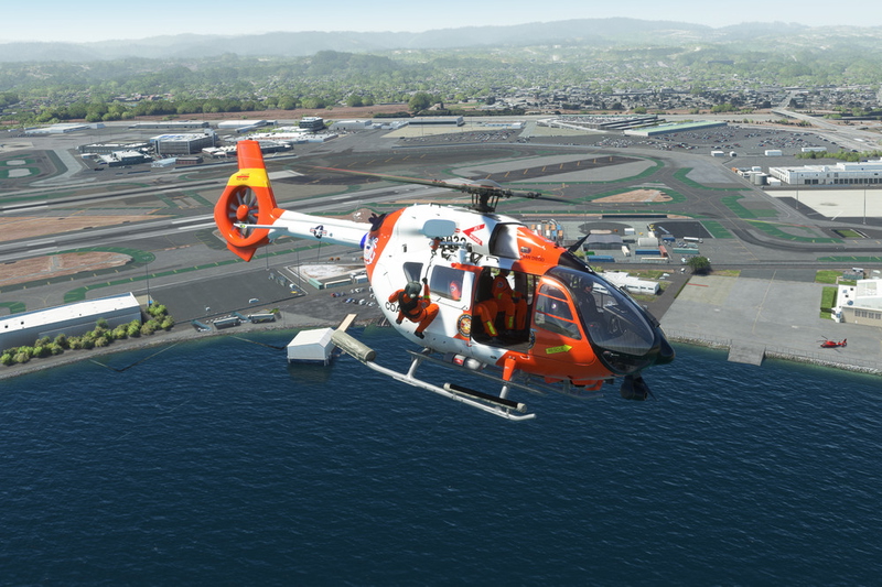 HPG Airbus H145 AP Livery "USCG San Diego EMS, Firefighting, Offshore ...