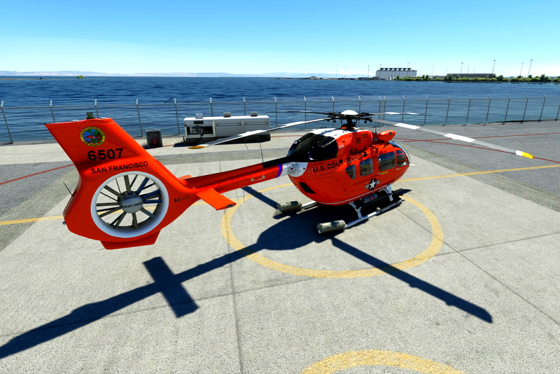 HPG Airbus H145 AP Livery "USCG San Francisco EMS, Firefighting ...