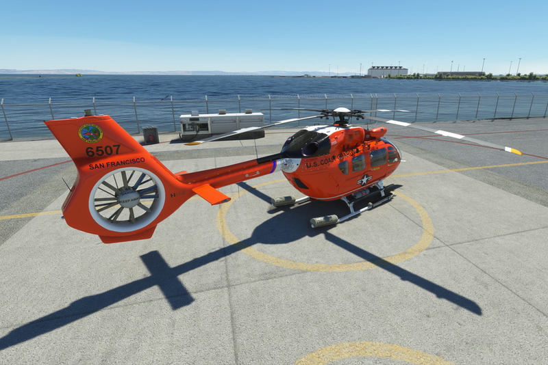 HPG Airbus H145 AP Livery "USCG San Francisco EMS, Firefighting ...