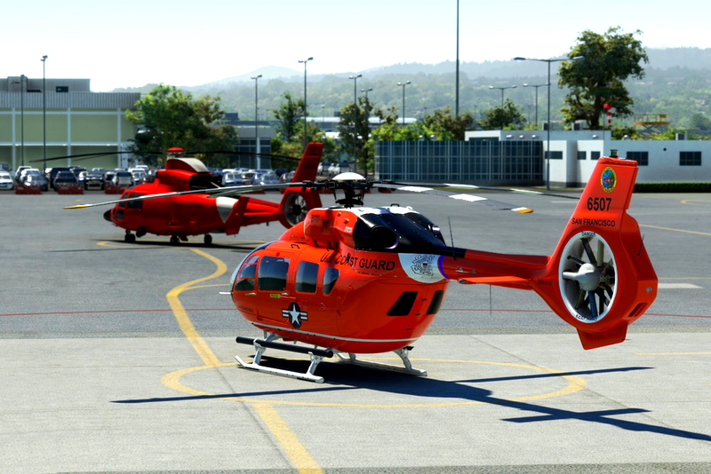 HPG Airbus H145 AP Livery "USCG San Francisco EMS, Firefighting ...