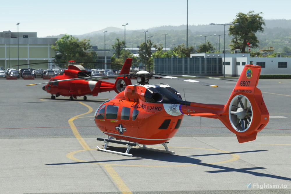 HPG Airbus H145 AP Livery "USCG San Francisco EMS, Firefighting ...