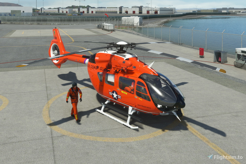 HPG Airbus H145 AP Livery "USCG San Francisco EMS, Firefighting ...